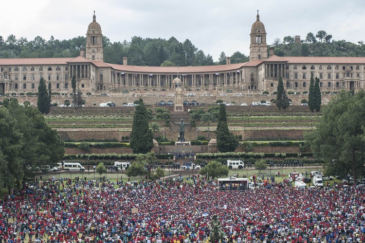 In photos: Anti-Zuma march on Union Buildings | GroundUp