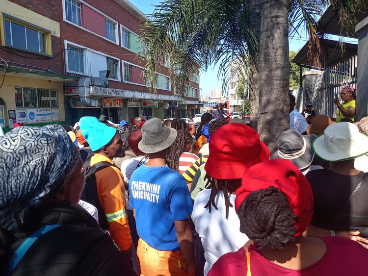 Public Works workers picket in Durban, demanding to be insourced | GroundUp