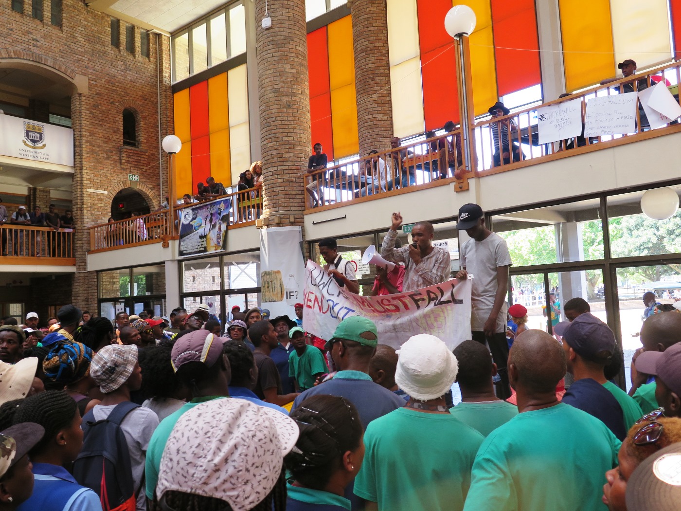 UWC protesters demand classes stop | GroundUp