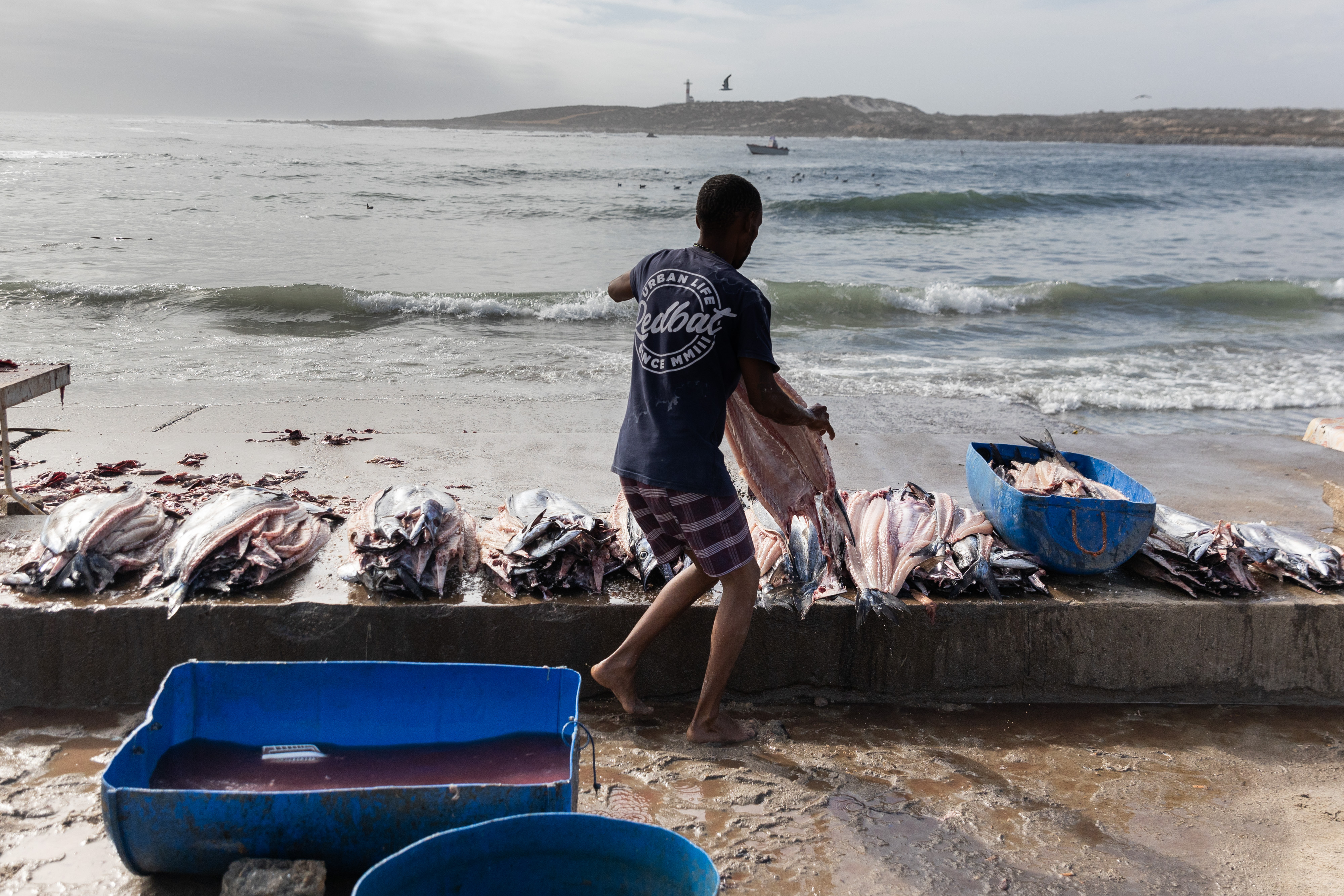 Police and soldiers deployed to tiny West Coast fishing village