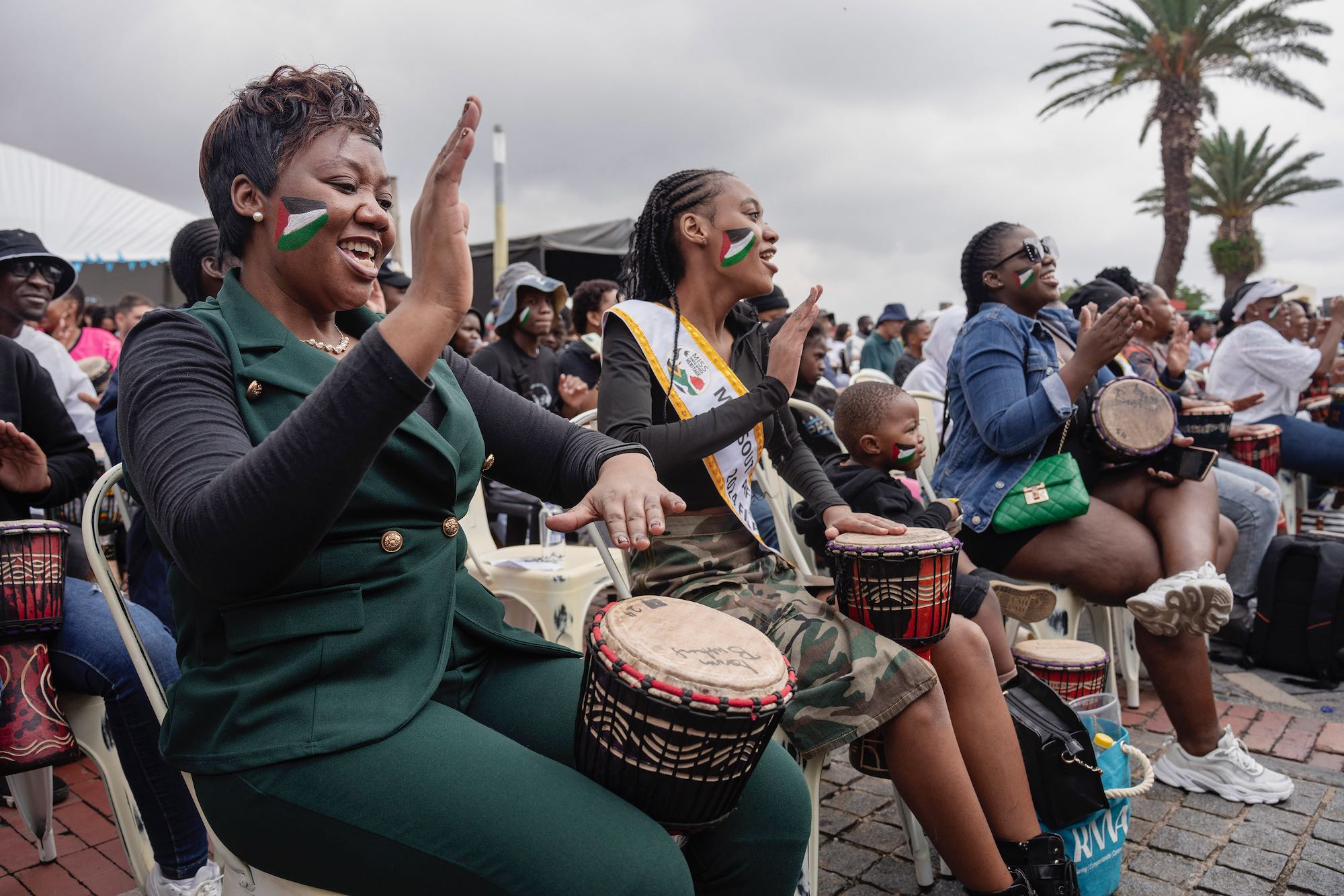 Beating a thousand drums for Palestine | GroundUp