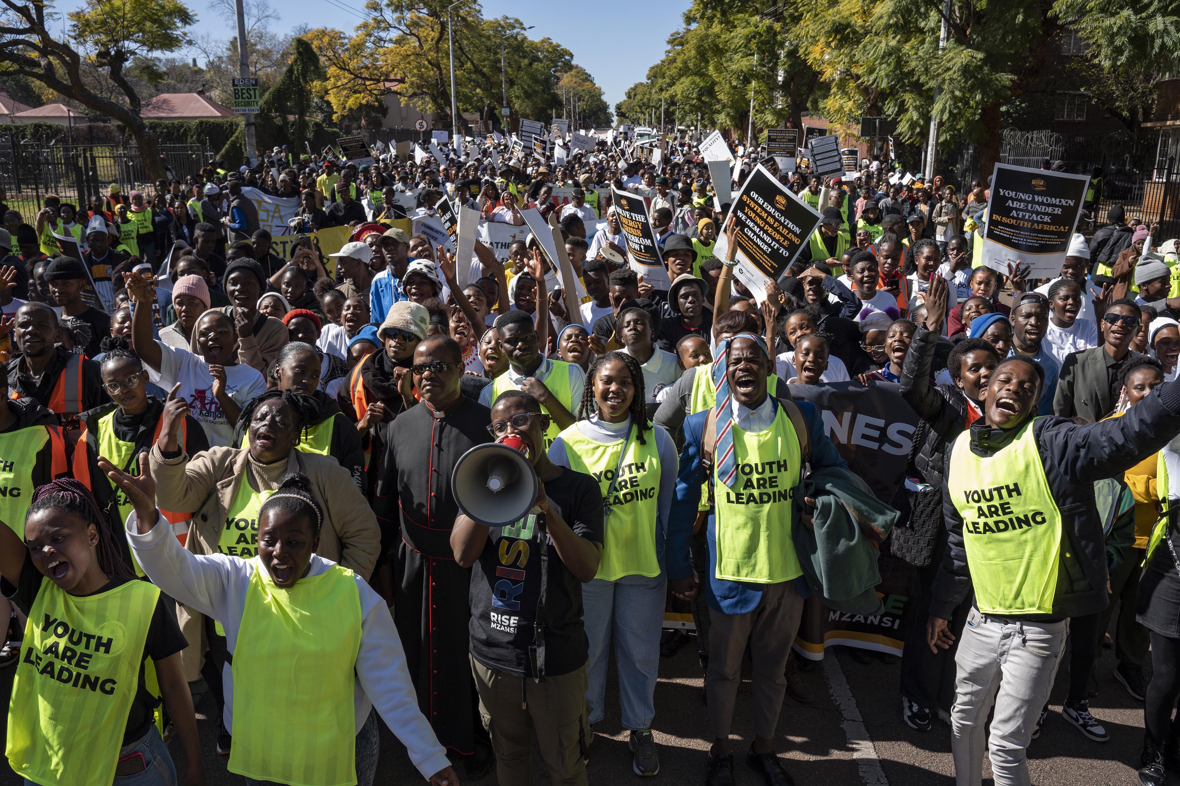 In photos: Young people march to Union Buildings | GroundUp