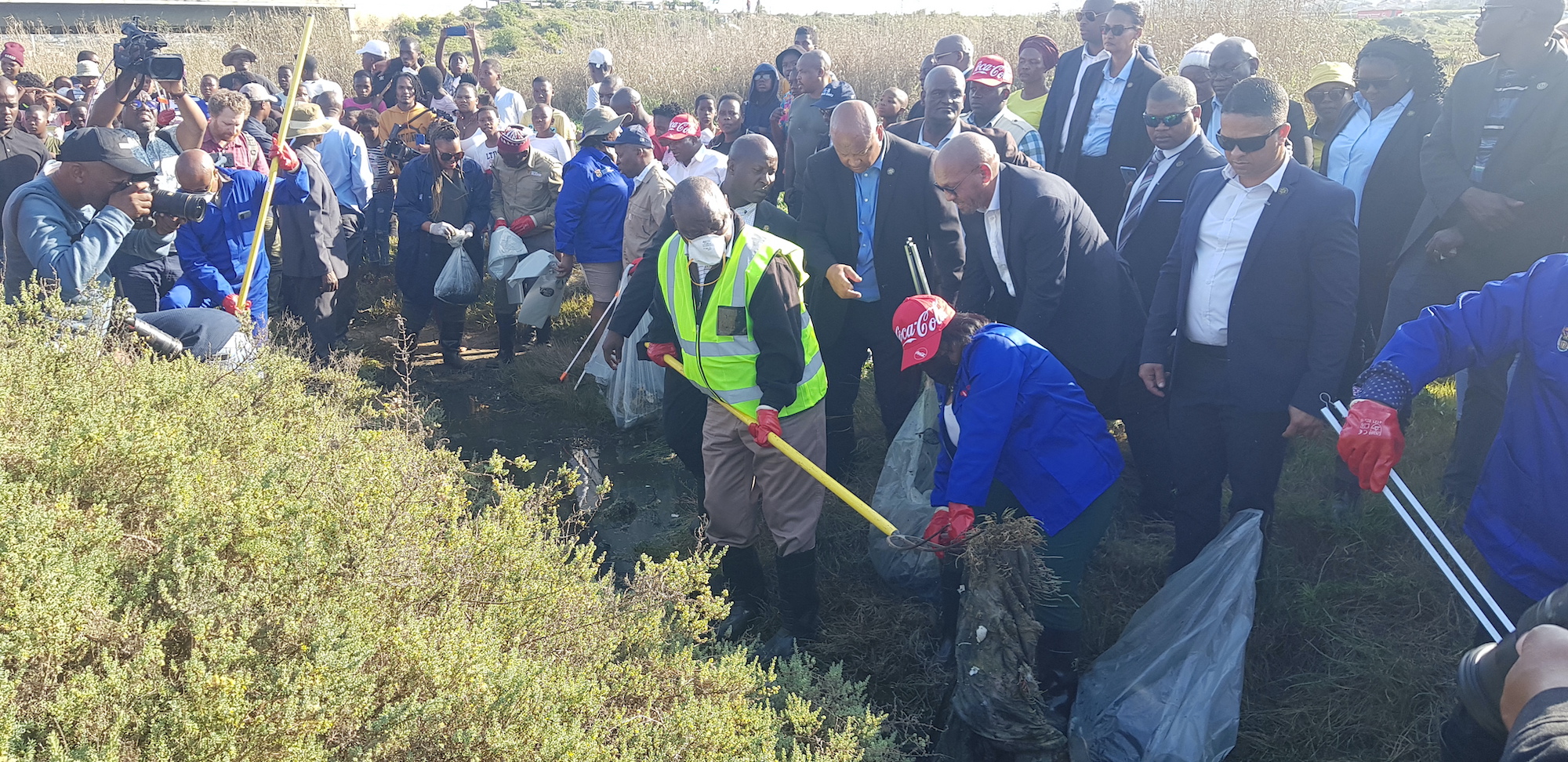 Ramaphosa’s river clean-up boycotted | GroundUp