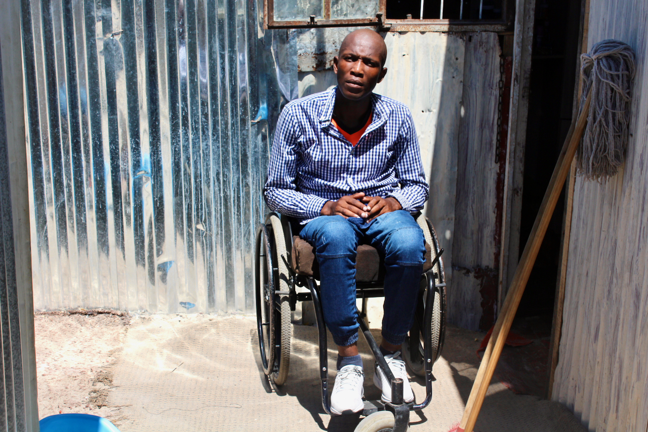Paraplegic man dreams of having a house | GroundUp