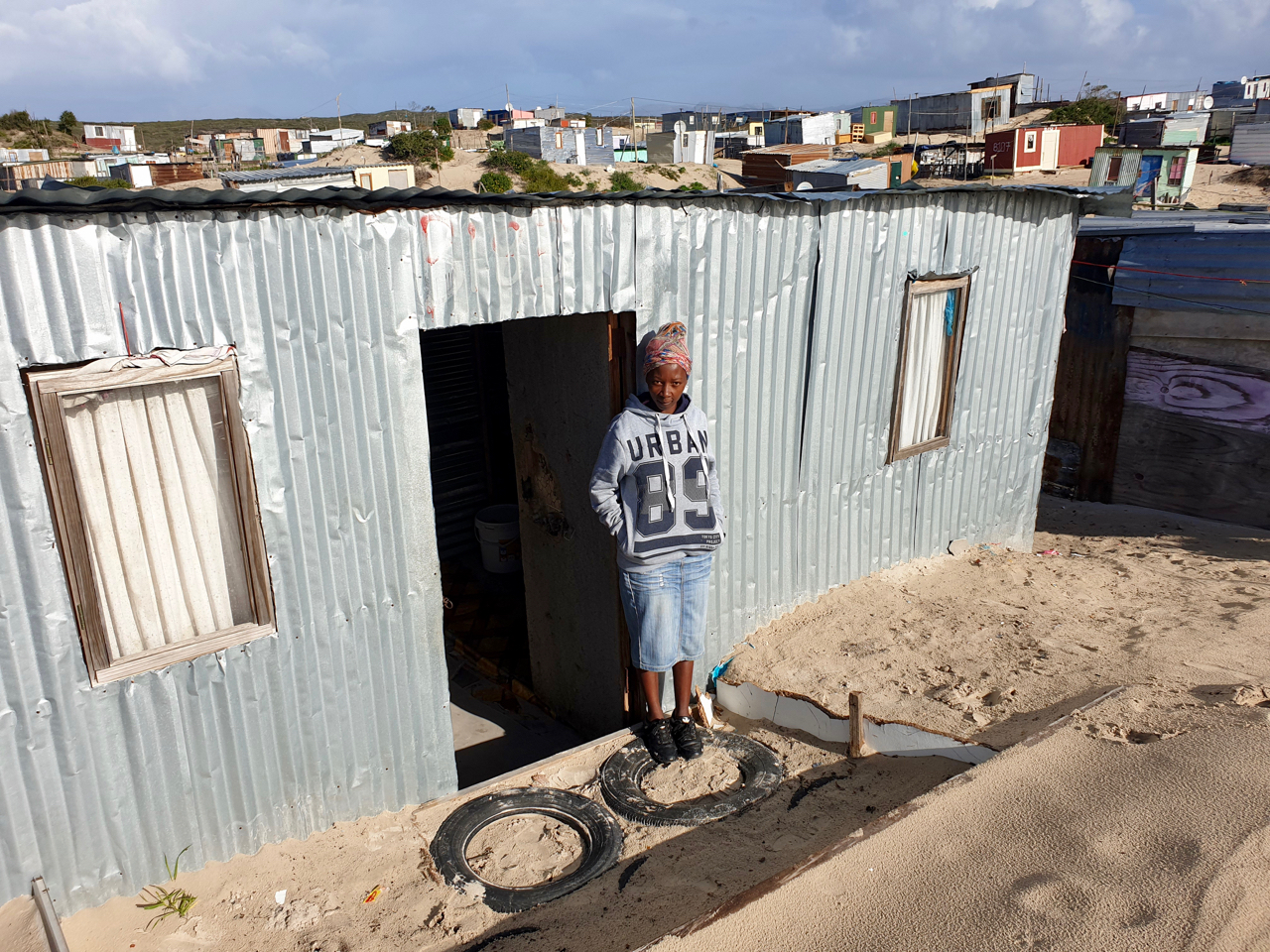 Mother gave up her sick child because she lives in a shack without ...