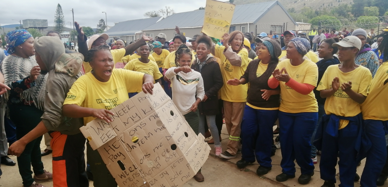 Covid-19: Desperate workers end Working for Water strike | GroundUp