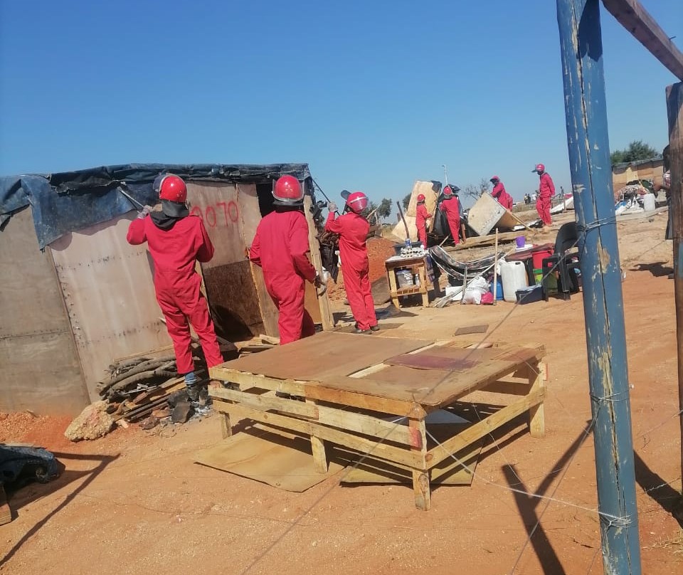 Dozens of shacks demolished in Midrand