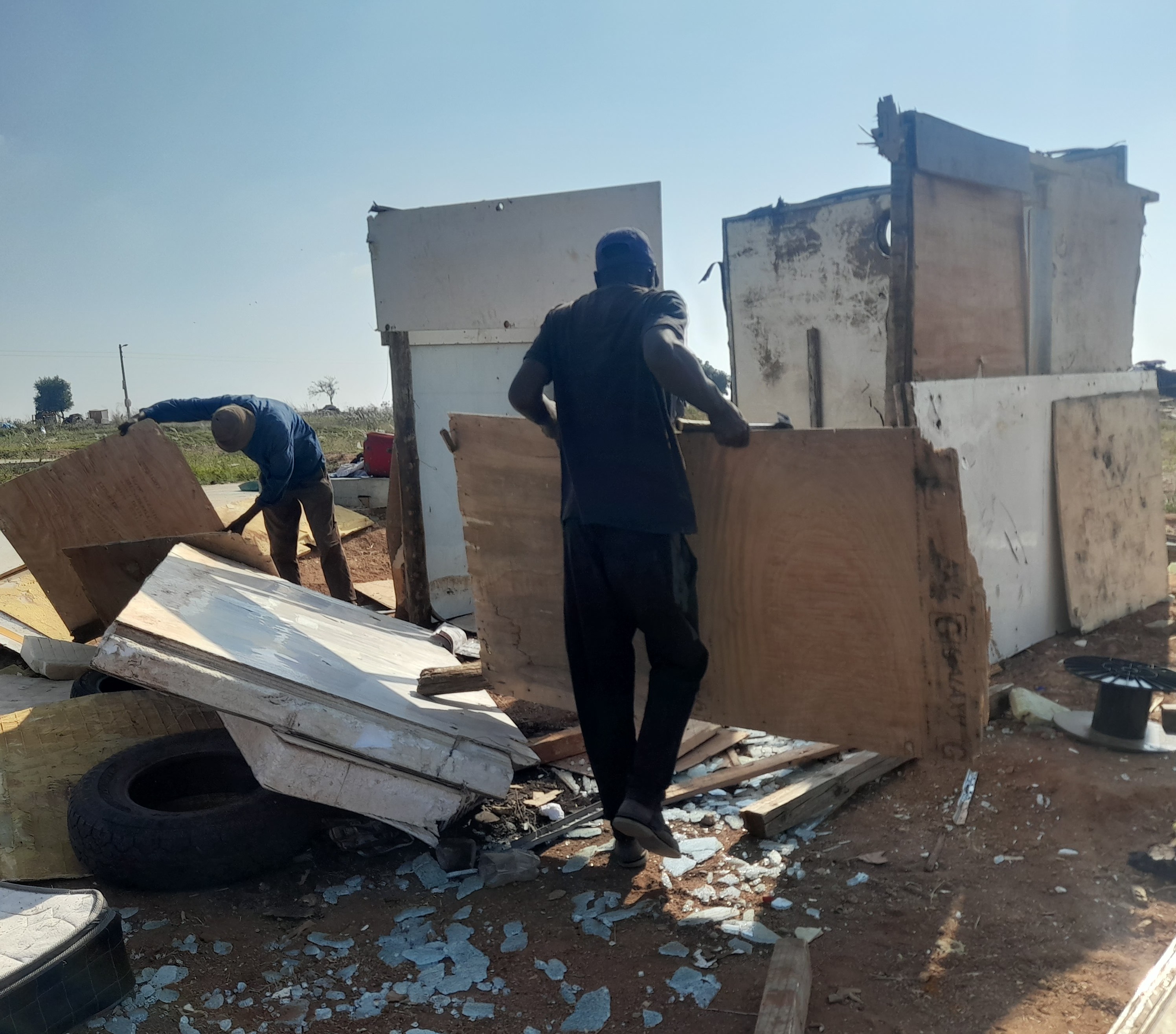 Dozens of shacks demolished in Midrand