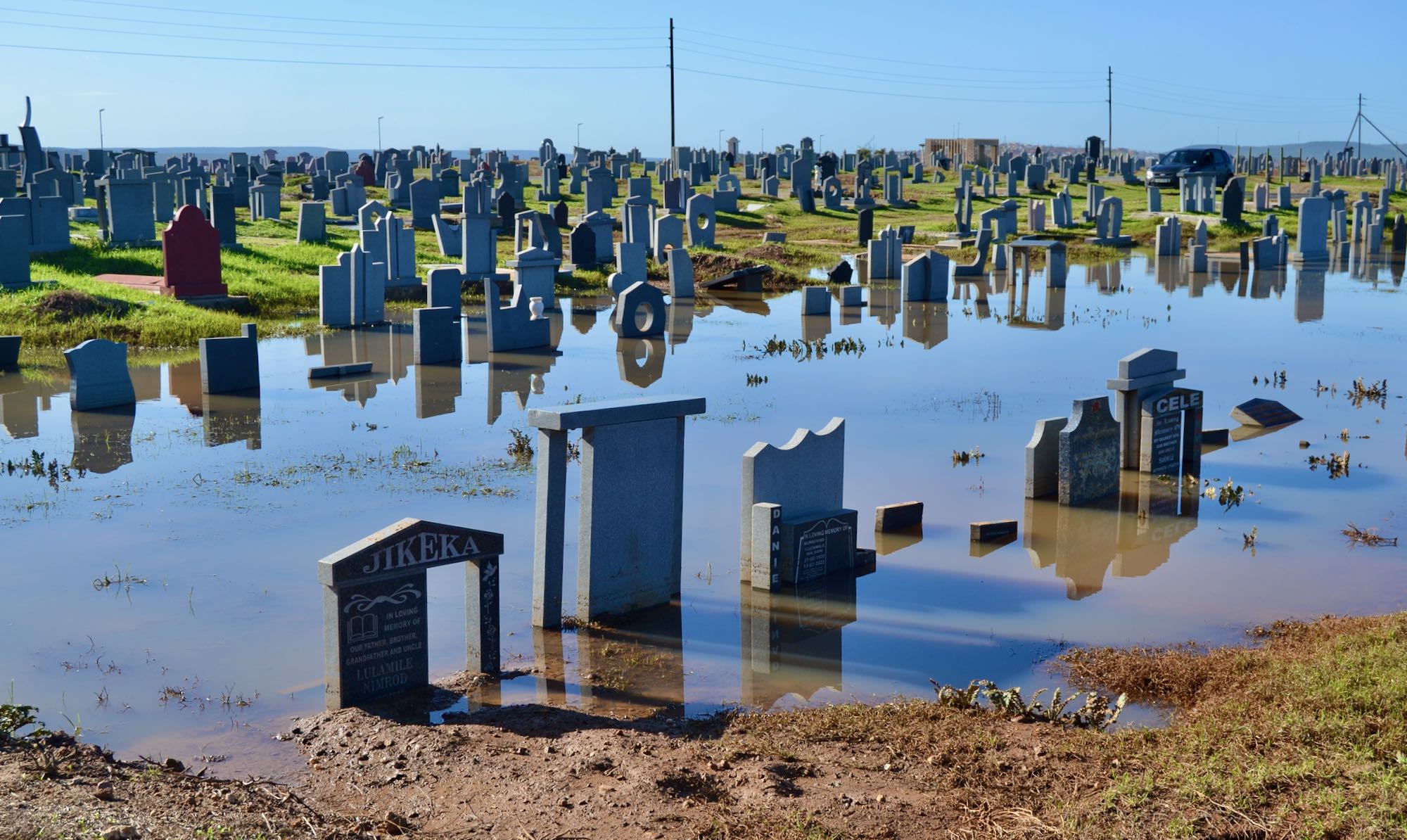 Graves across Nelson Mandela Bay ruined by storm | GroundUp