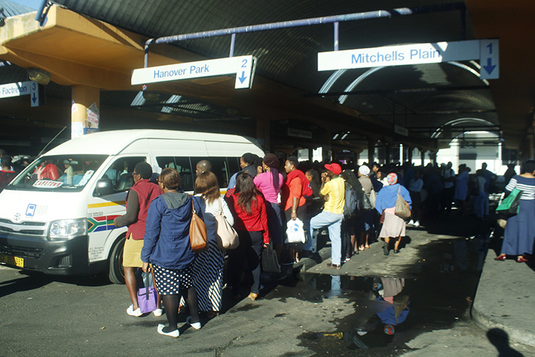 Cape Town taxi rank overcome with passengers after drivers’ strike ...