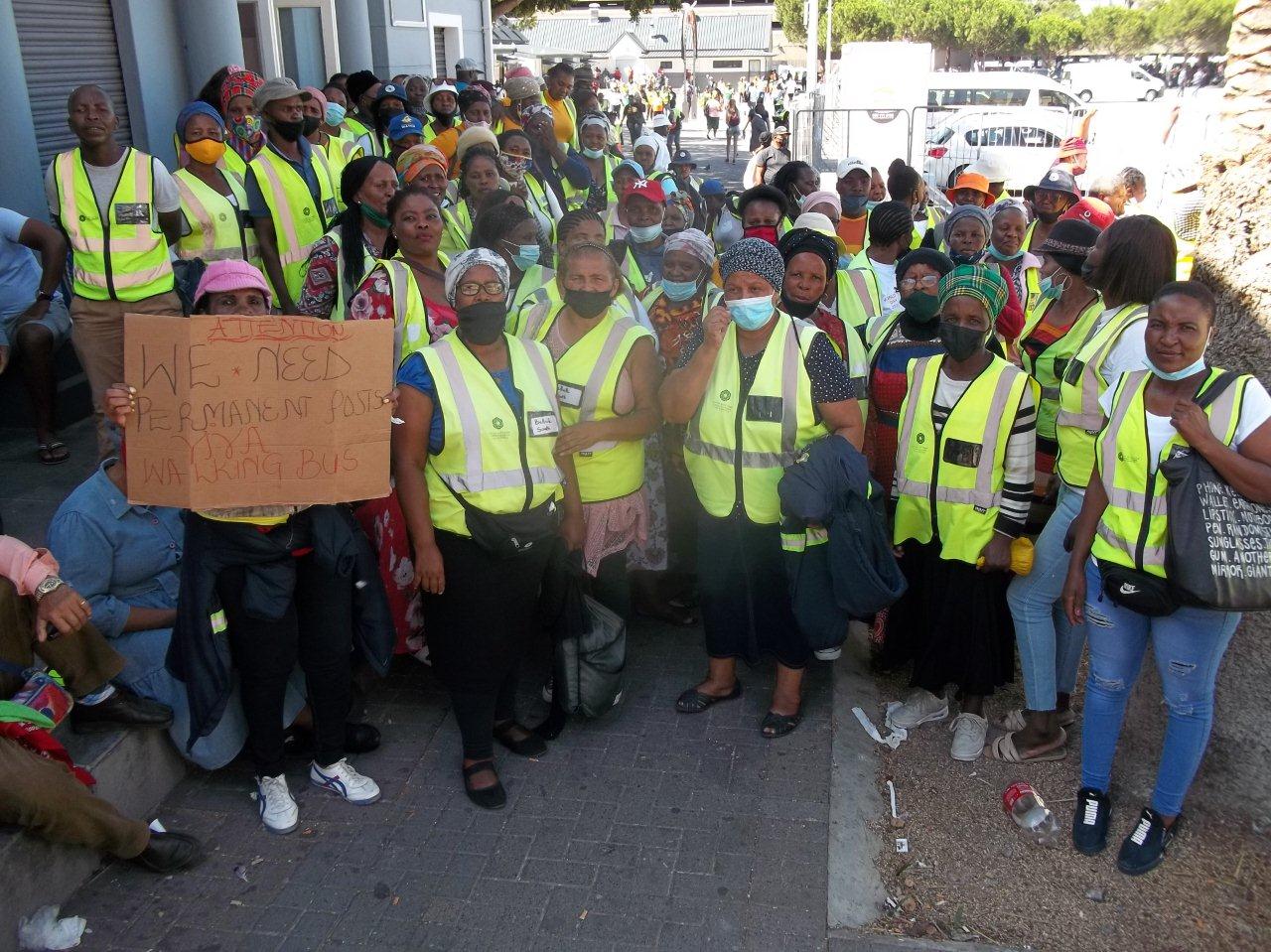Walking Bus volunteers demand pay and recognition | GroundUp