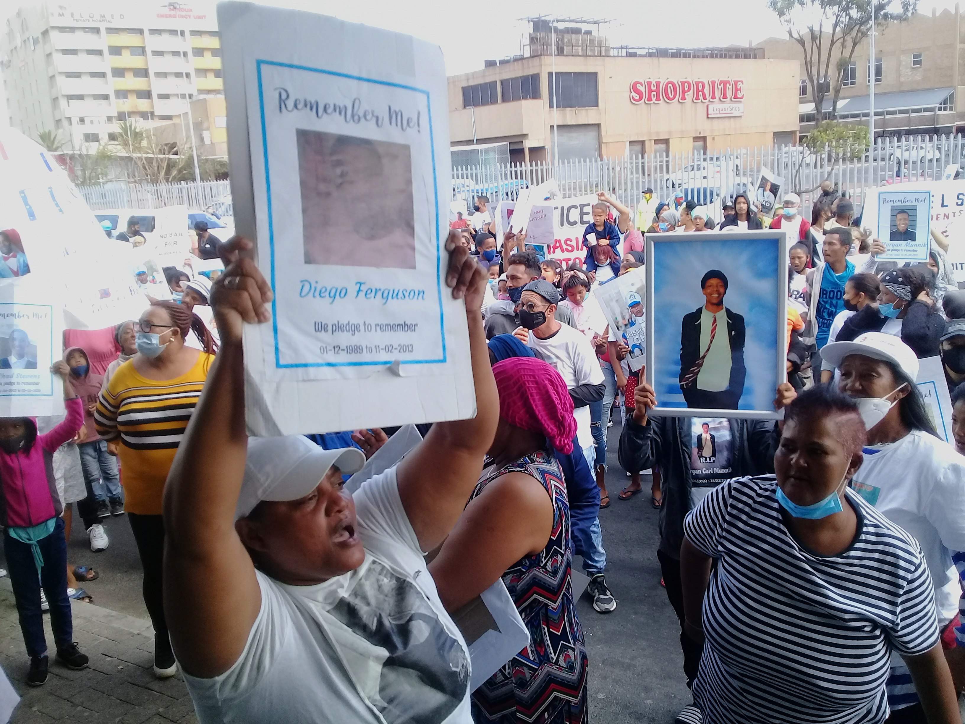 A Mitchells Plain mother whose sons were murdered joins march against ...